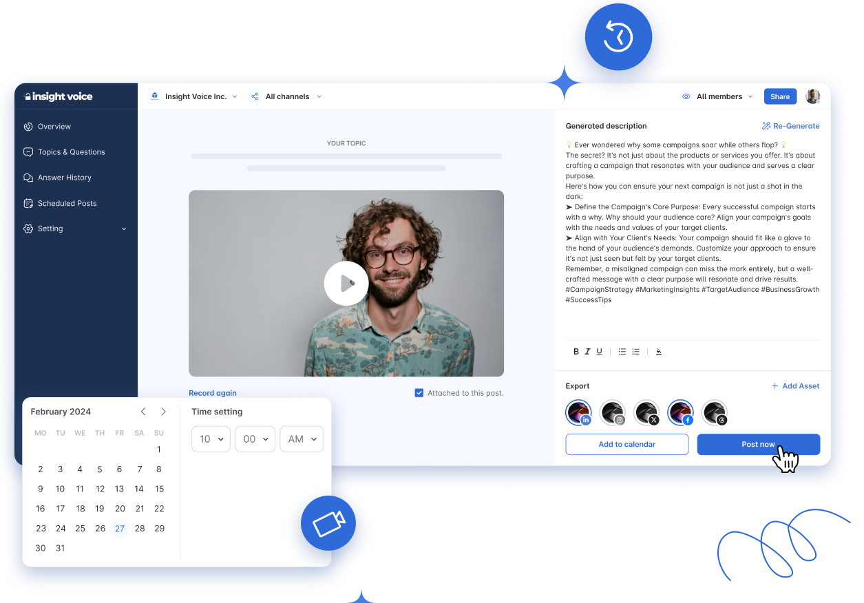 Insight Voice | Turn your insight into content that converts on LI, X, Facebook, Instagram, and ...